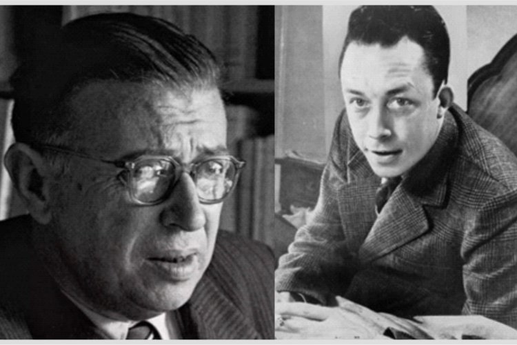 Ismail Ismaili, ...portrete të kryqëzuara mbi dy gjigantë të filozofisë ...